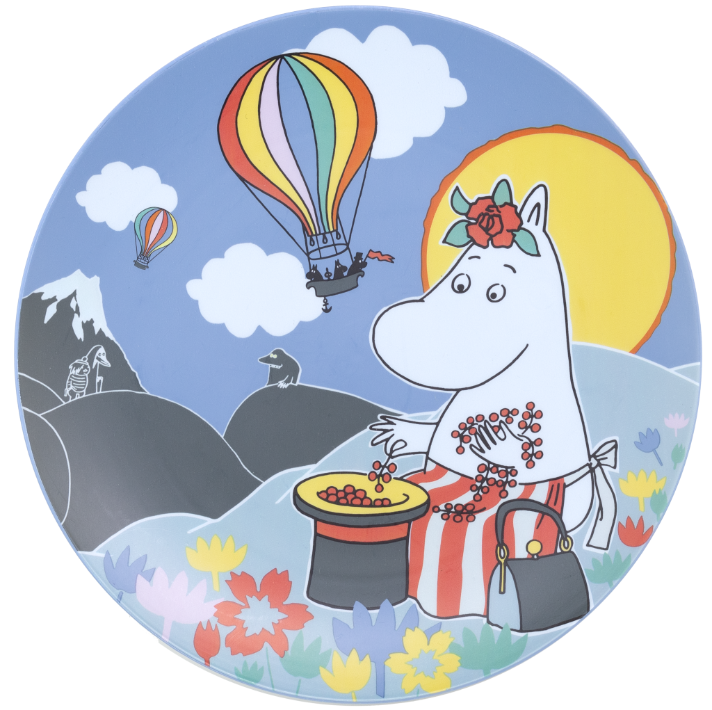 Moomin Forest & Lake, Flate Plate, orange - Rätt Start - Mu Shop