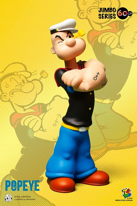 Popeye 90th Anniversary Vinyl Figure 60cm – Mu Shop