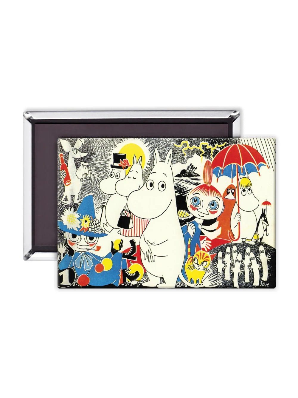 Moomintroll Too-ticky and Sniff Fridge Magnet - Star Editions - Mu Shop