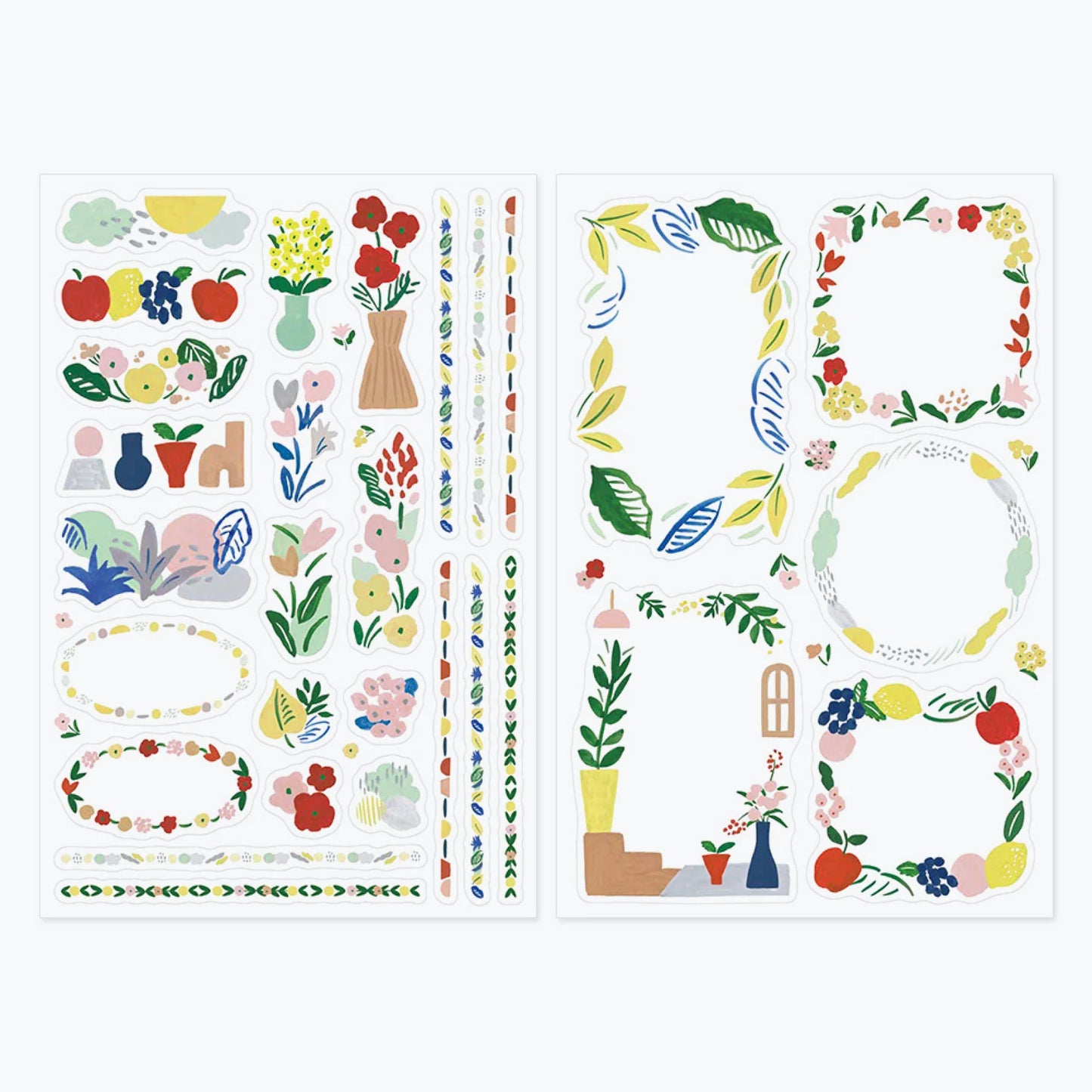 Planner Sticker – Yuru Log Motif Textile – Mu Shop