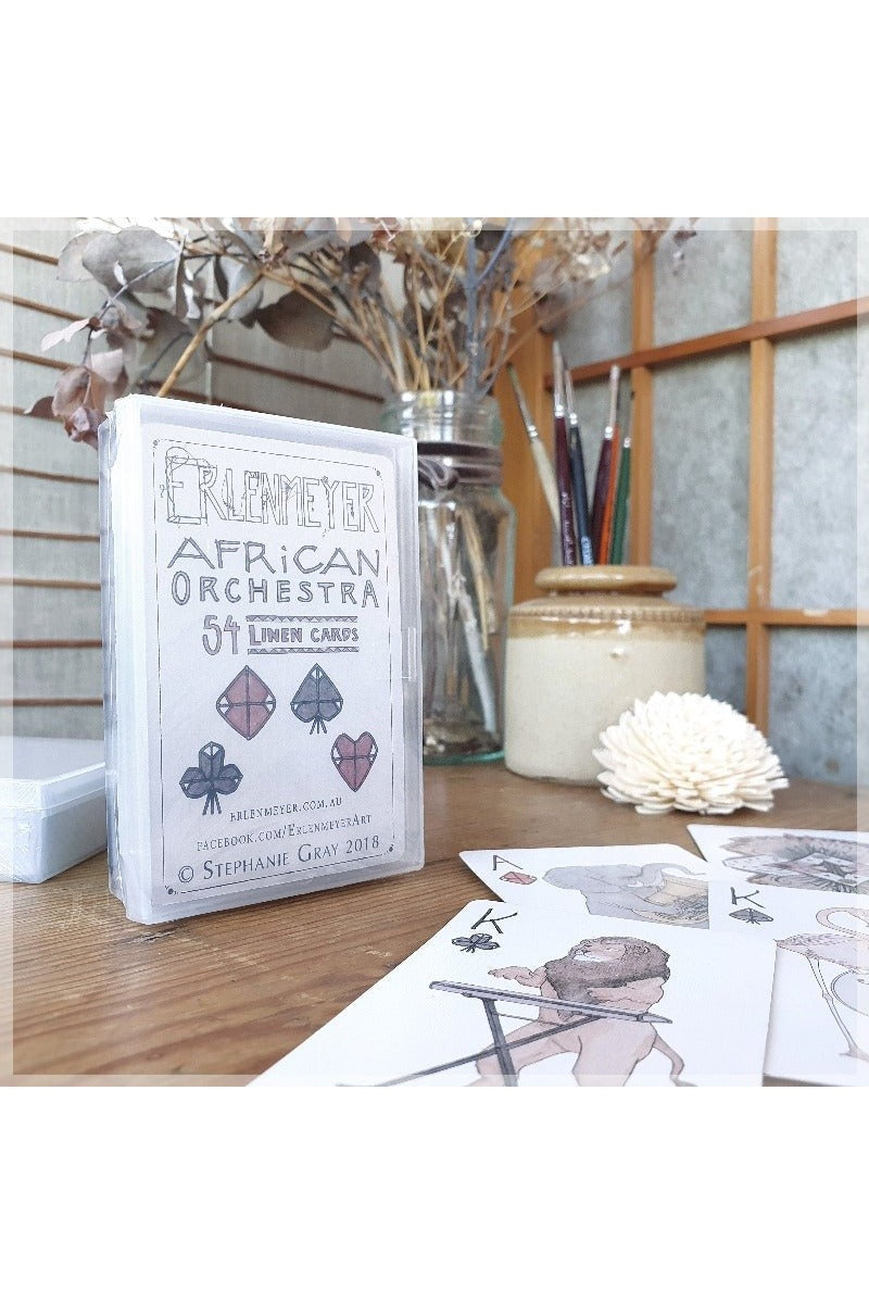 African Orchestra - Playing Cards - Erlenmeyer - Mu Shop