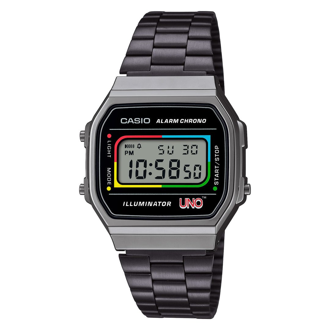 CASIO DIG UNO COLLAB, Black Face, Black IP S/Steel – Mu Shop