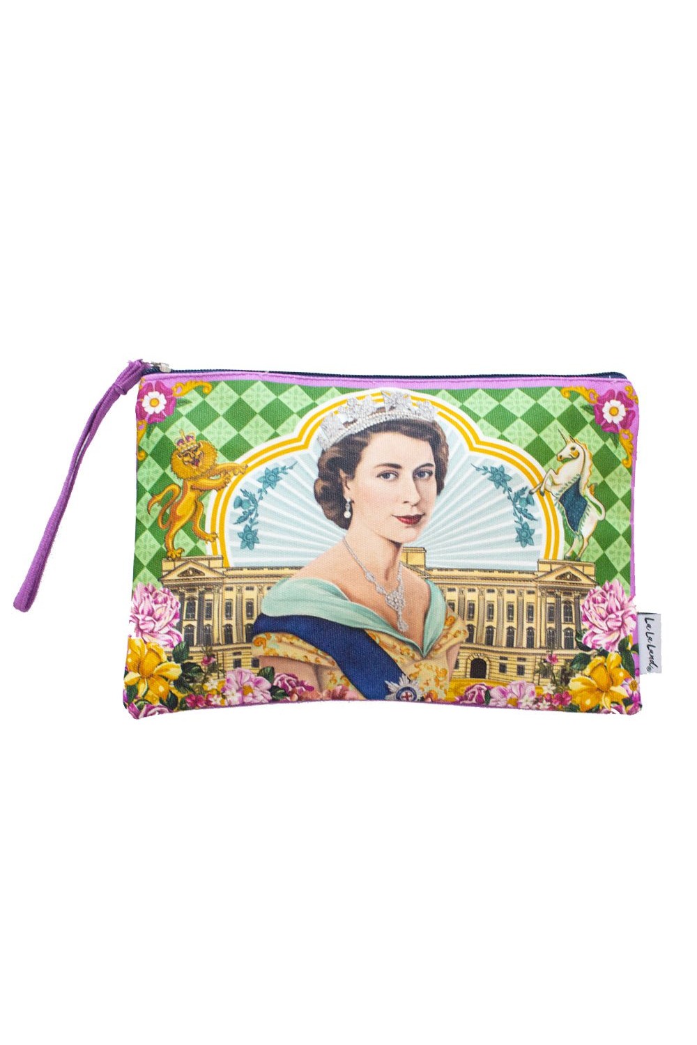 CLUTCH PURSE HER MAJESTY THE QUEEN - Lalaland - Mu Shop