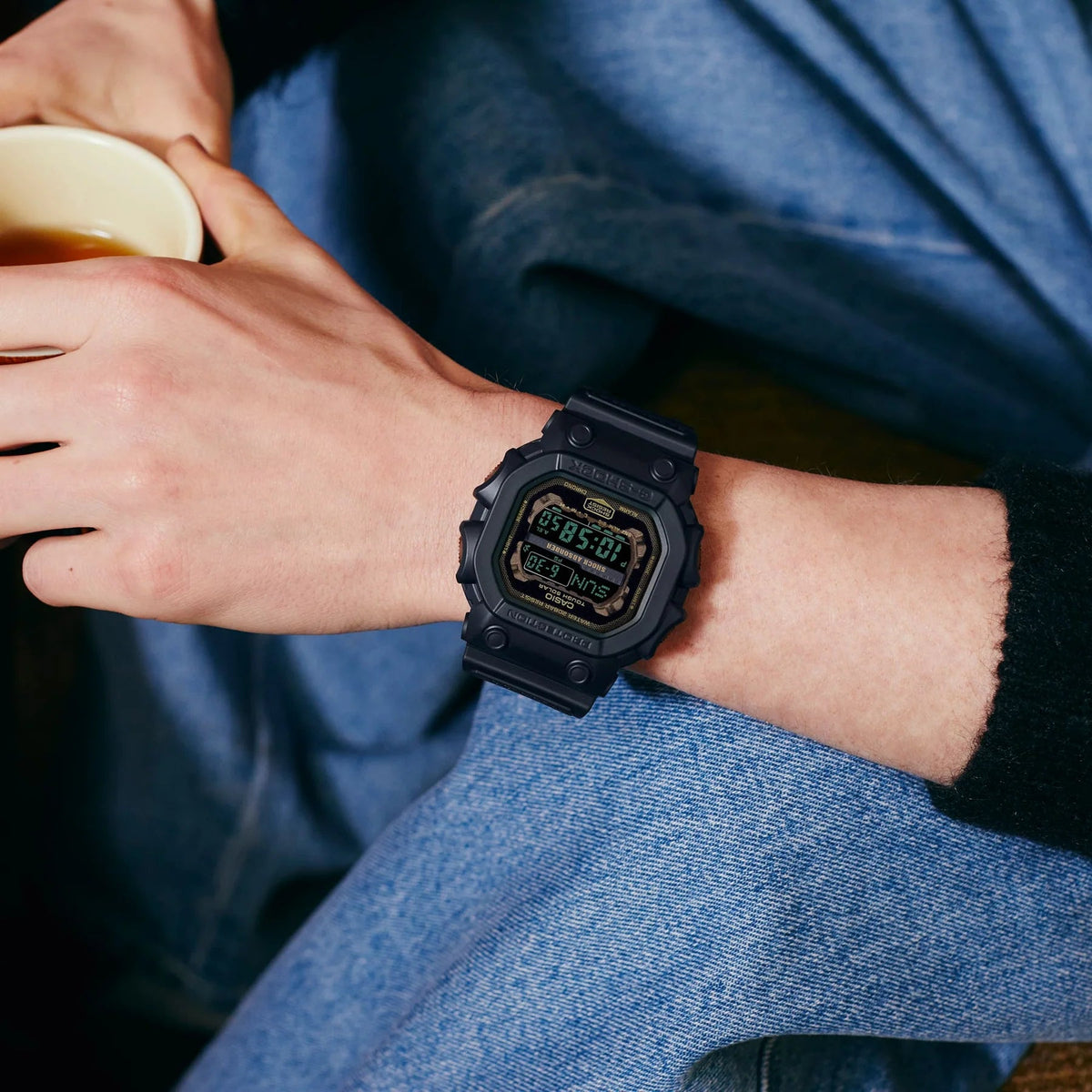 G SHOCK DIG BLACK AND RUST COL SOLAR S/Watch – Mu Shop