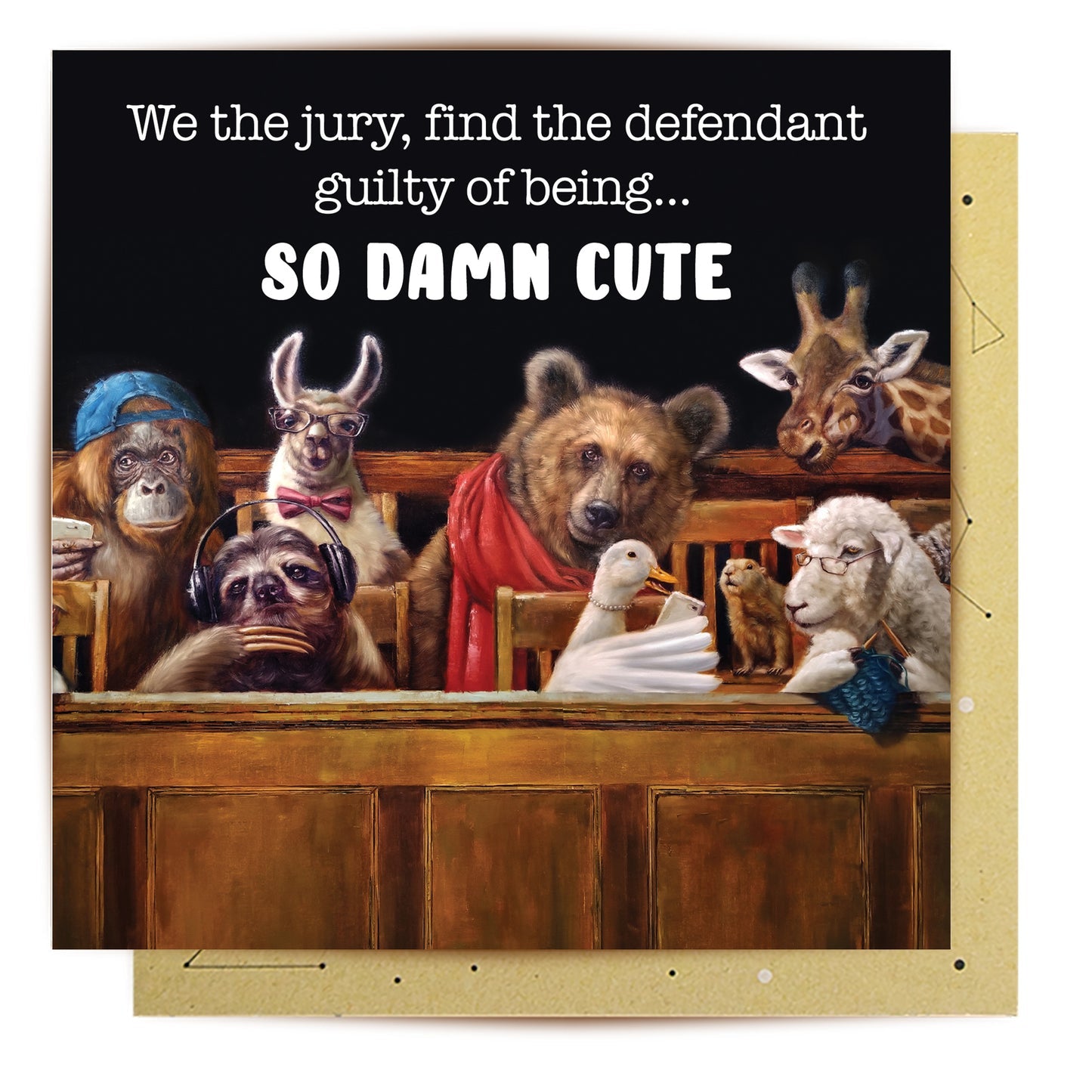 So Damn Cute Greeting Card – Mu Shop