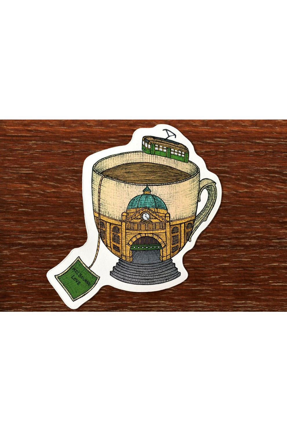 Melbourne Magnet - Australian Magnets - The Nonsense Maker - Mu Shop