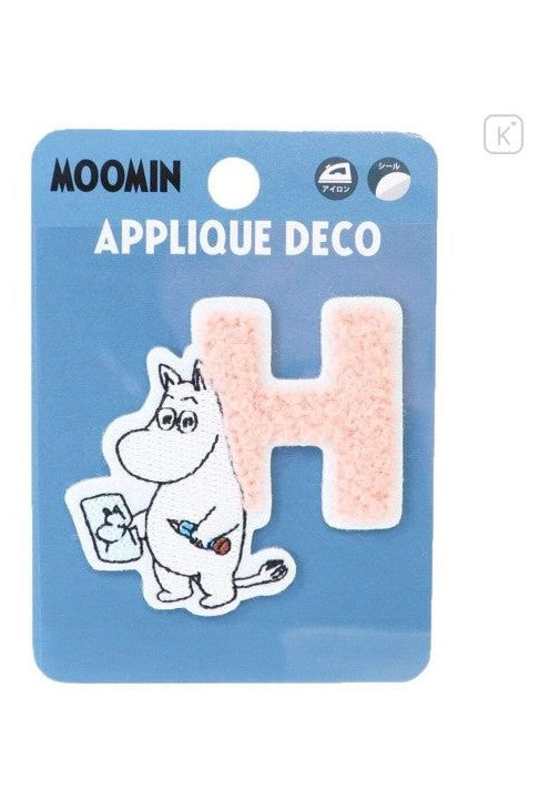 Moomin Letter H Patch - S&C - Mu Shop