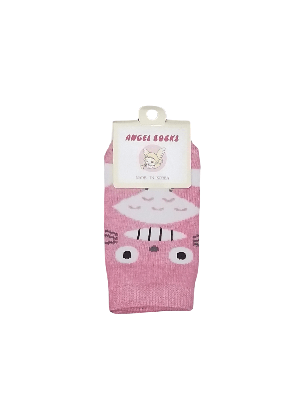 Pink Character Kids Socks - Made in Korea - worldlook - Mu Shop