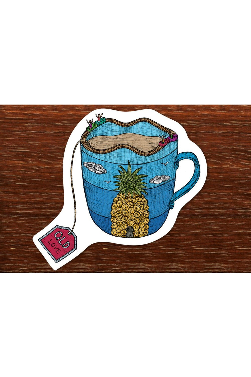 Queensland Magnet - Australian Magnets - The Nonsense Maker - Mu Shop