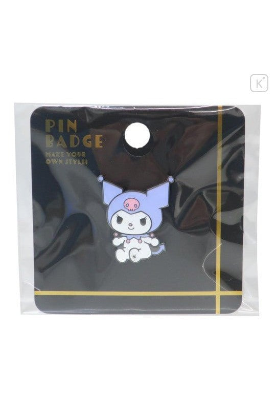Sanrio Pin Badge - Kuromi - Small Planet - Mu Shop