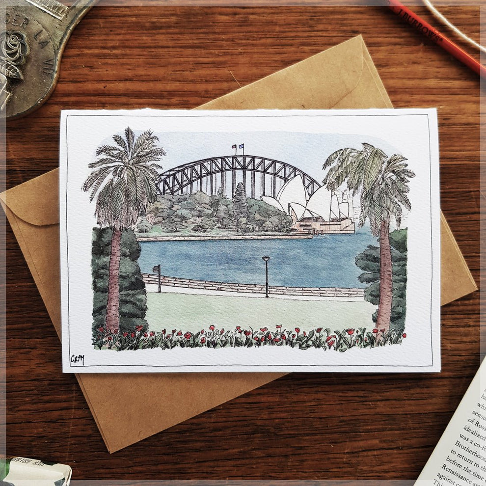 Sydney Opera House - Greeting Card - Erlenmeyer - Mu Shop
