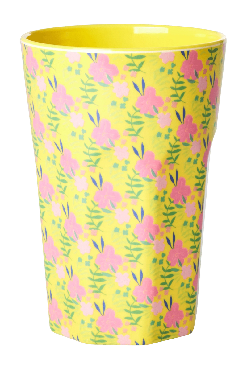 Yellow Sunny Days Print - Tall Melamine Cup – Mu Shop