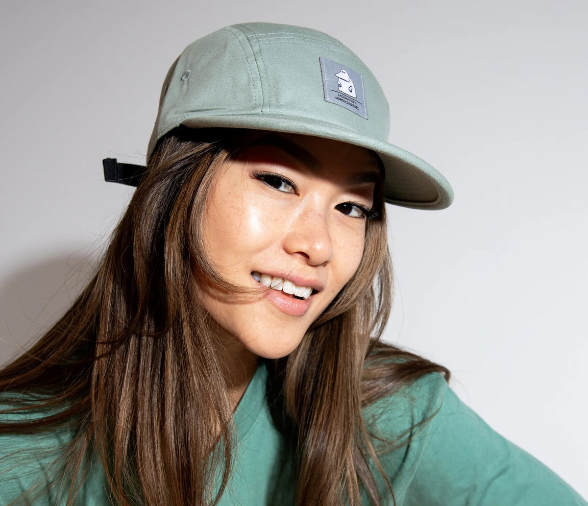 The Groke 5 Panel Adult Cap - Light Green – Mu Shop