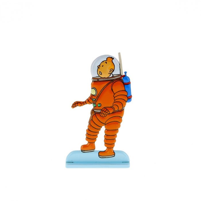 Tintin Metal Relief - Exploring The Moon 6cm - Tintinimaginatio ...