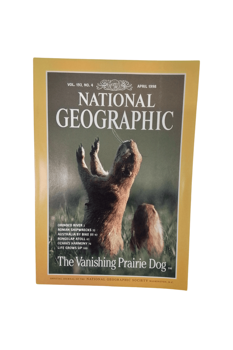 Vintage National Geographic Magazine April 1998 – Mu Shop